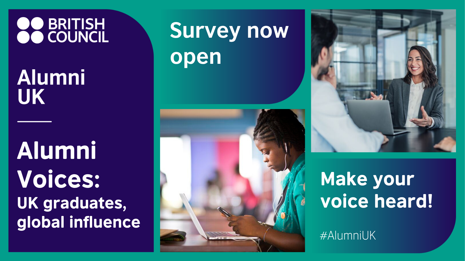 Register today and complete Alumni Voices